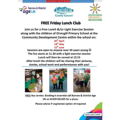 Ormsgill School Friday Lunch Club