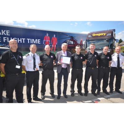 Gregory Distribution Ltd recognised for supporting the Fire & Rescue ...