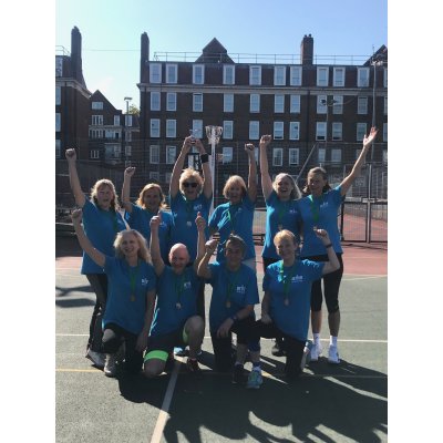 Epsom & Ewell Walking Netball Team pivot their way to Victory!