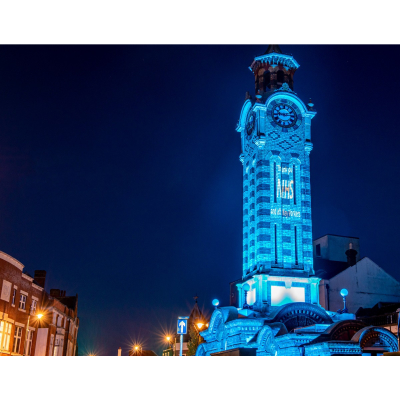 Early start for work on #Epsom iconic clock tower @EpsomEwellBC