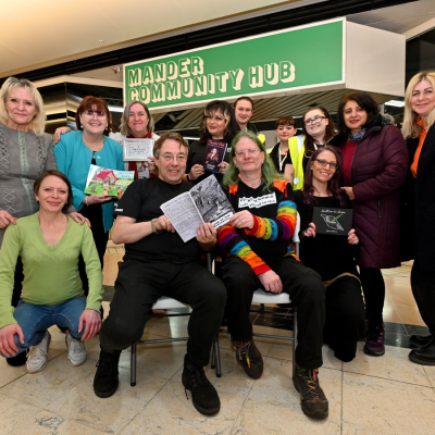 Wolverhampton Literature Festival in the Mander Centre Community Hub