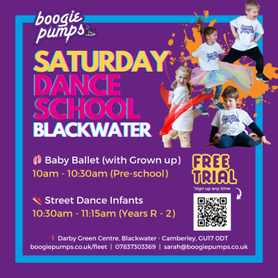 Boogie Pumps Blackwater, Street Dance Infants Classes (Ages 4 – 7)