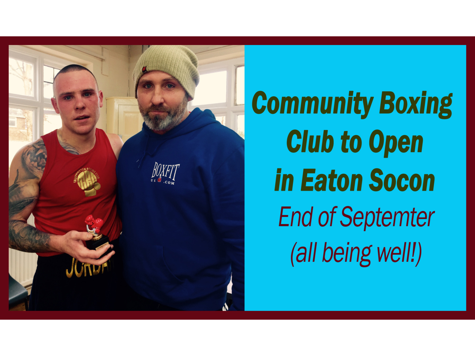 New Community Boxing Club to open in Eaton Socon