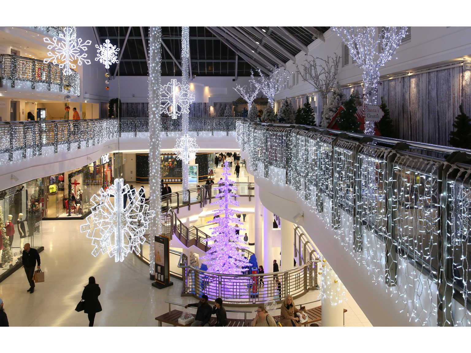 Charity partnerships at intu Watford, including a colour changing tree ...