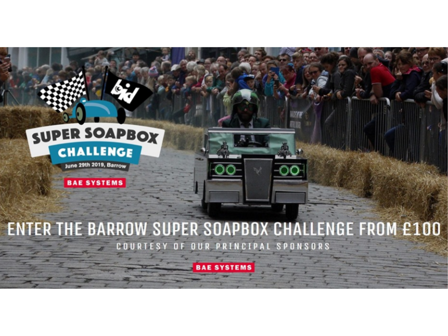 BAE Systems sponsor the Barrow Super Soapbox Challenge event.