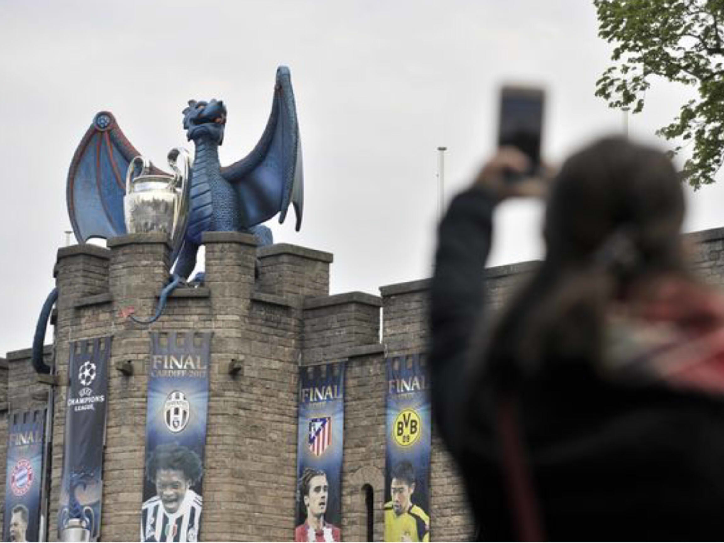 Have you seen the Blue Dragon at Cardiff Castle