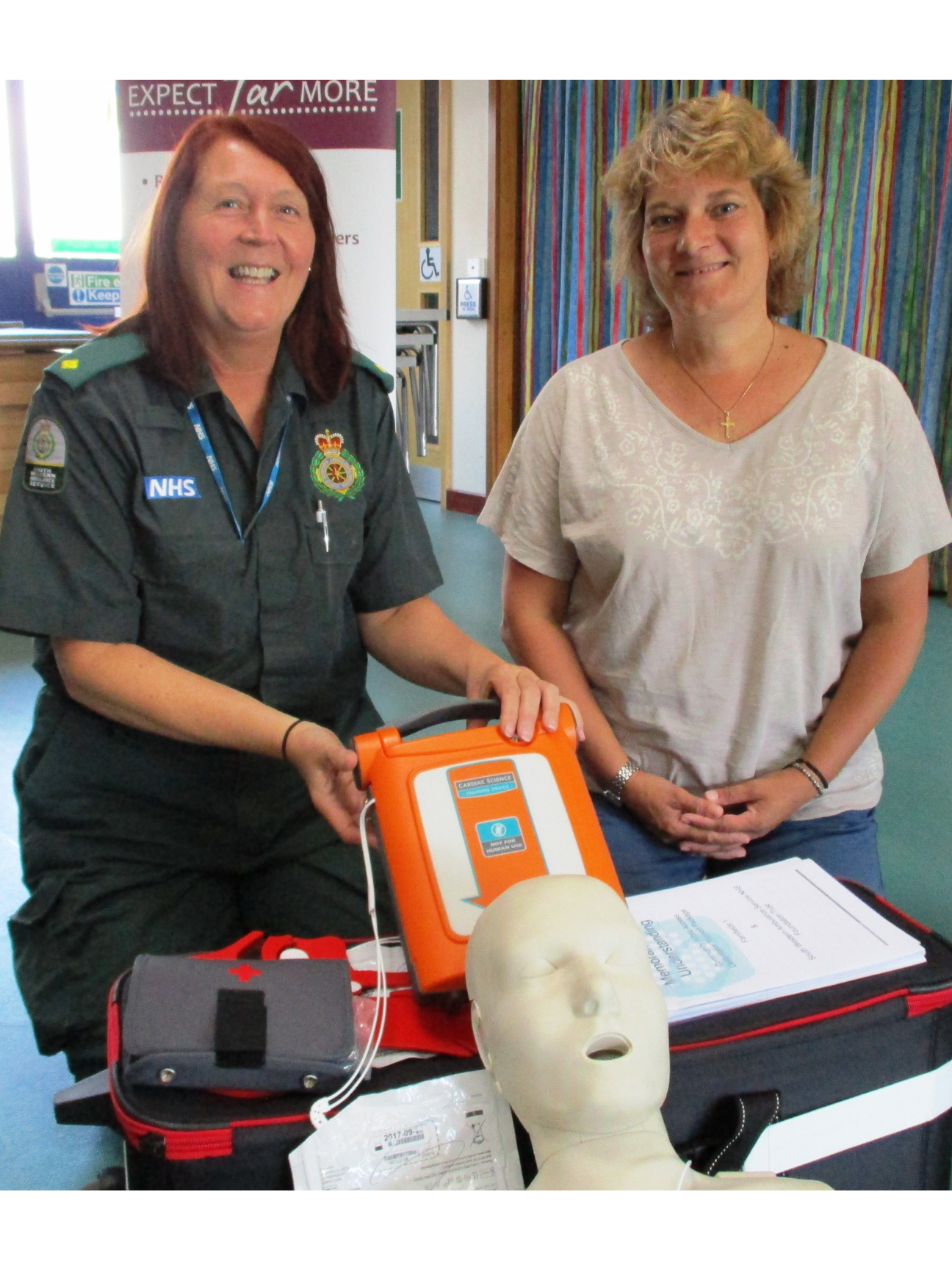 Topsie Rabbit raises money for life-saving Defibrillators