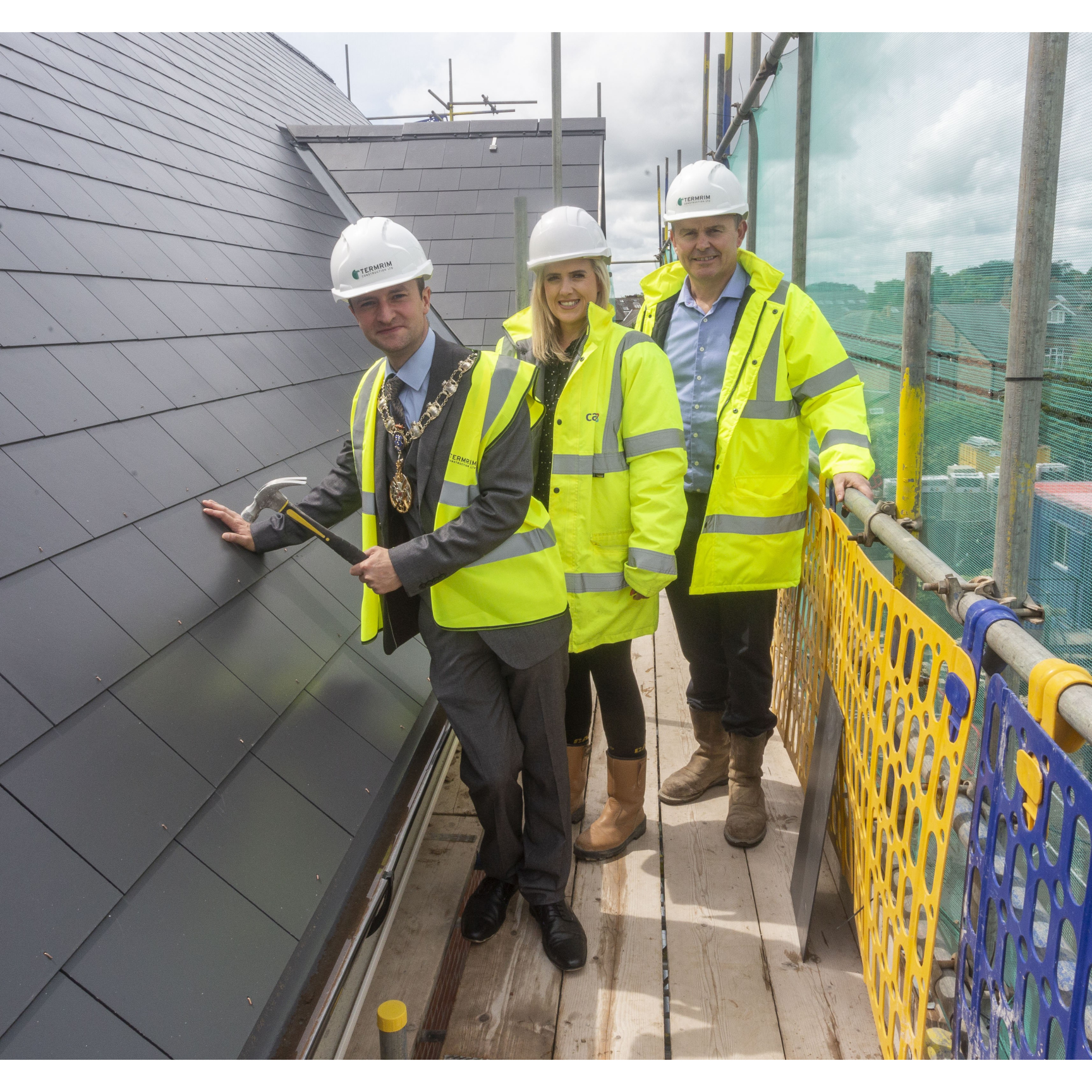 Trafford Mayor Celebrates ‘topping out’ of £7million Sale Care Home
