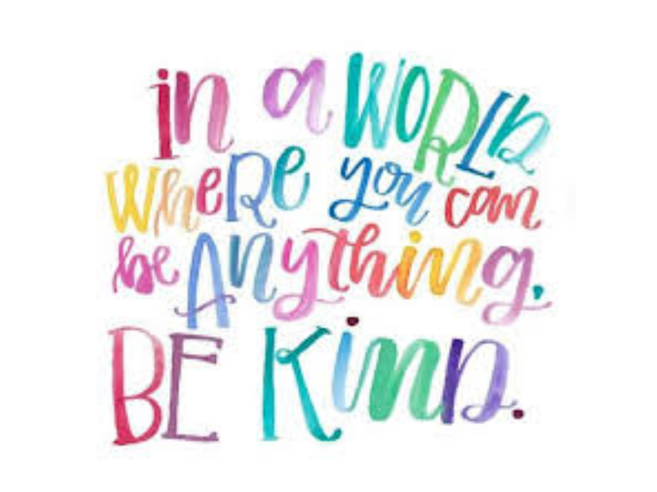 Small acts of kindness can make a big difference.