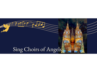 Sing Choirs of Angels: a light spectacular by Illuminos at Lichfield ...