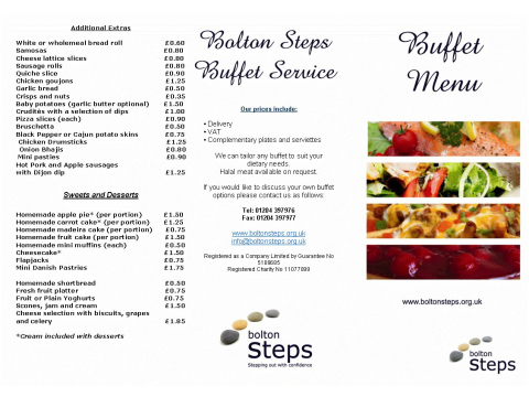 Have you tried Café Eden, Bolton new takeaway and buffet menu yet?