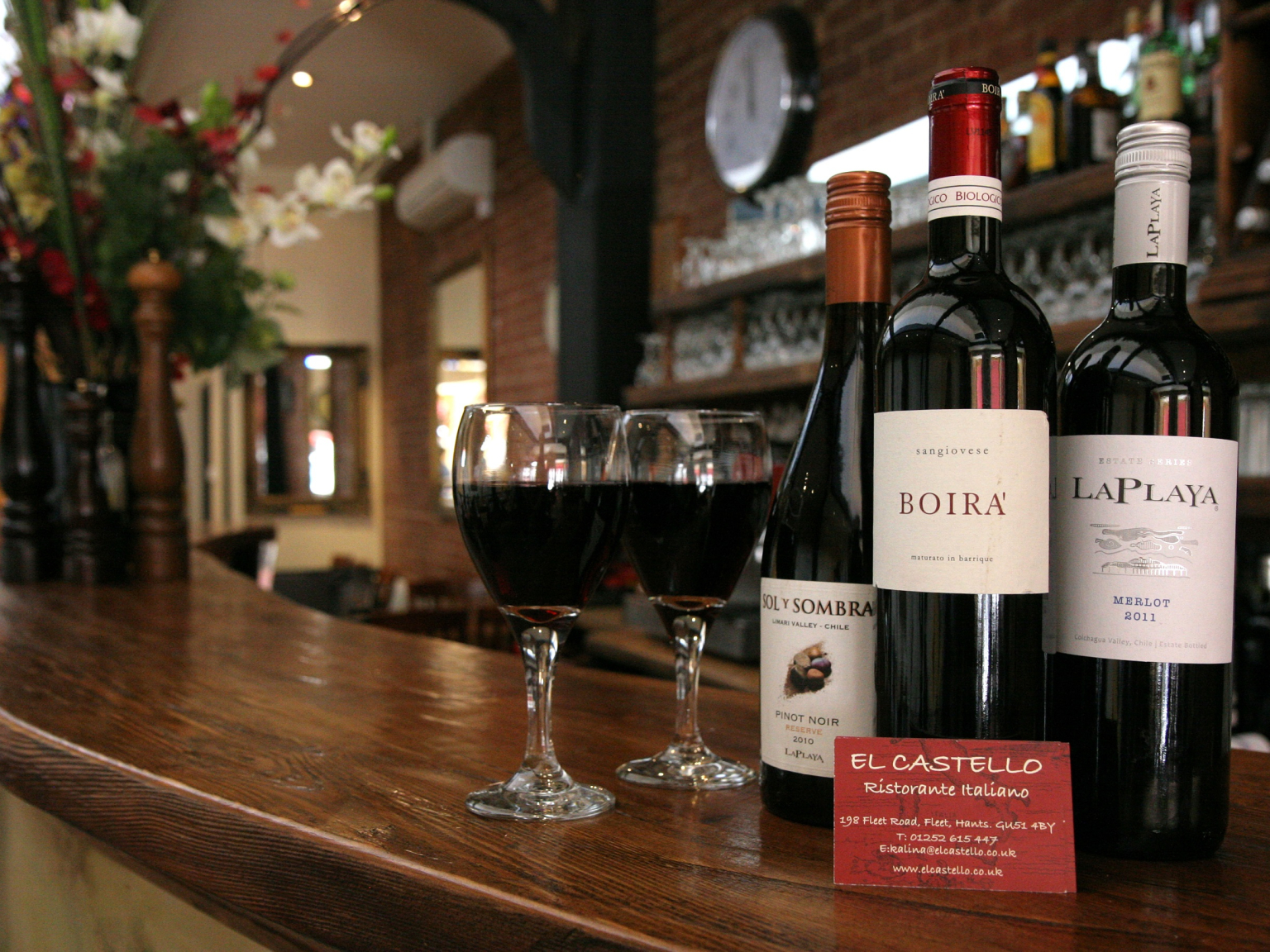 El Castello highly recommended Italian restaurant in Fleet