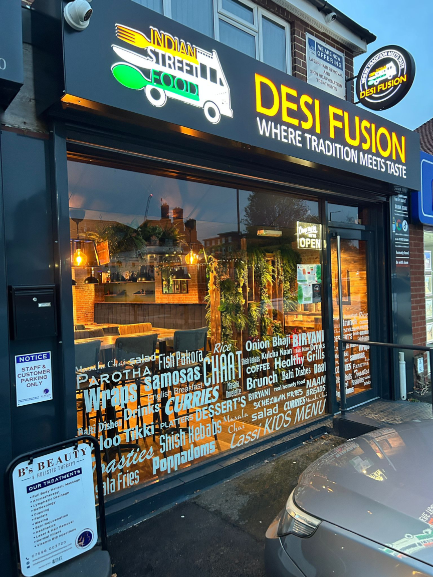 Desi Fusion Indian Street Food Fusion Restaurant in Walsall