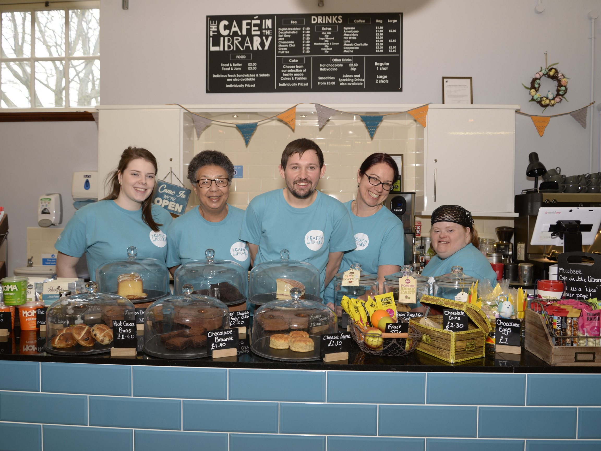 Cafe in The Library - Coffee and Cake in Watford