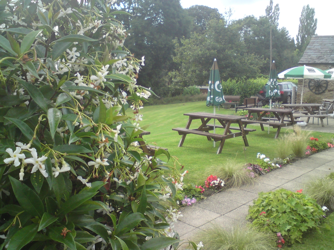 What could be nicer than relaxing in a country pub garden in the sunshine?