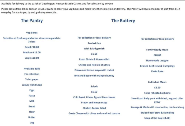 Dovecote Farm Buttery - Kettering